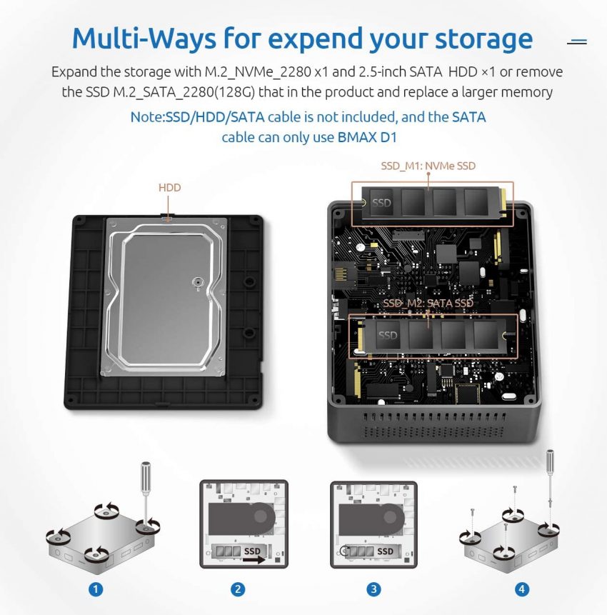 BMAX B2 Review - Windows 10 Mini PC im Test - Moschuss