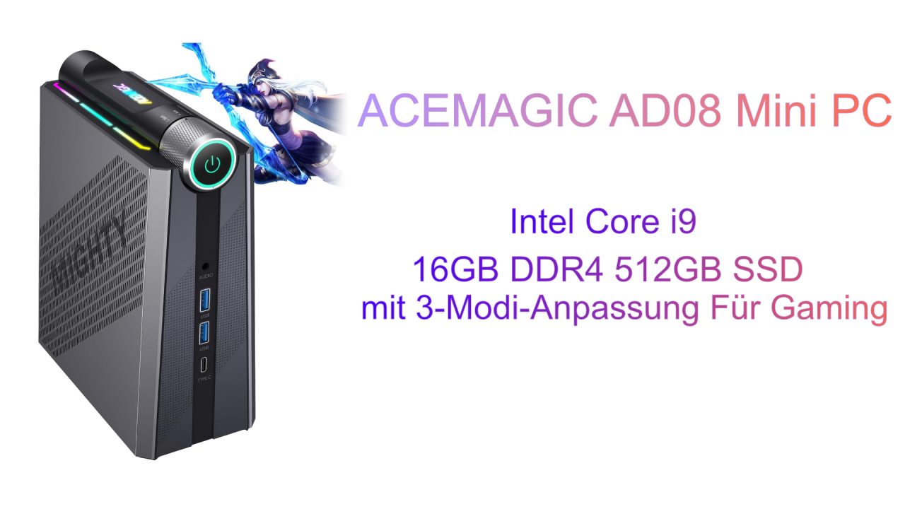 Mini PC RGB ACEMAGIC AD08 im Fokus - Moschuss