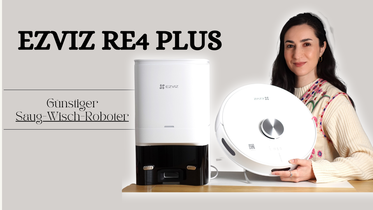 EZVIZ RE4 Plus: Der Saugroboter mit automatischer Staubentleerung ...